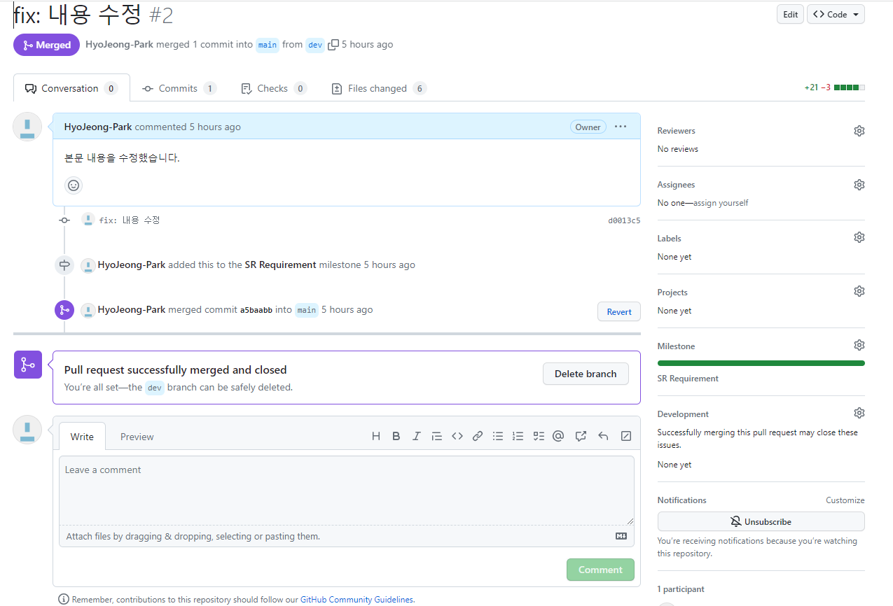 [FE Bootcamp] Github Kanban & MileStone (Day81)