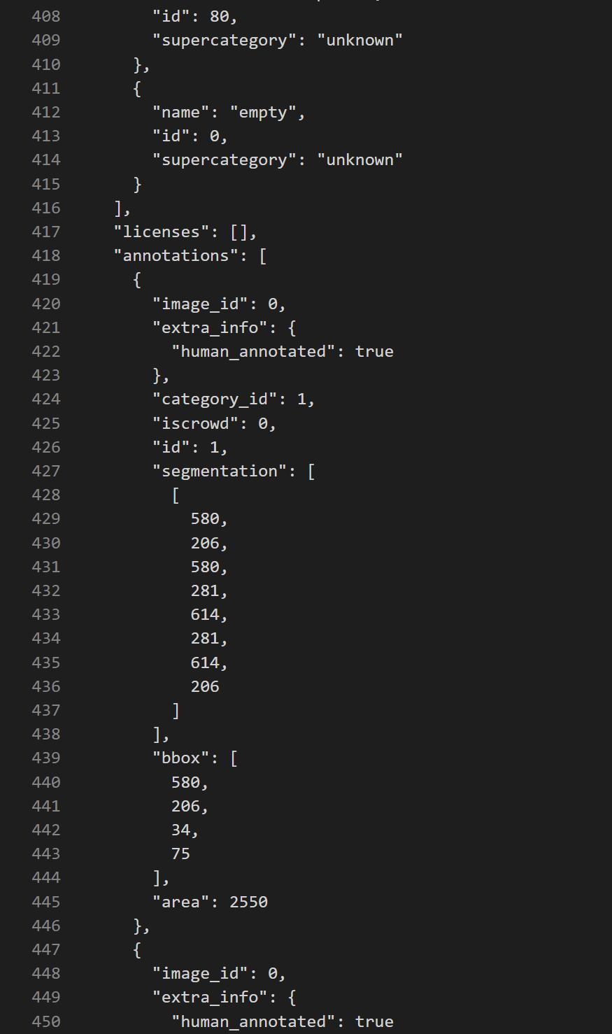 json형식 Dataset 전처리하기