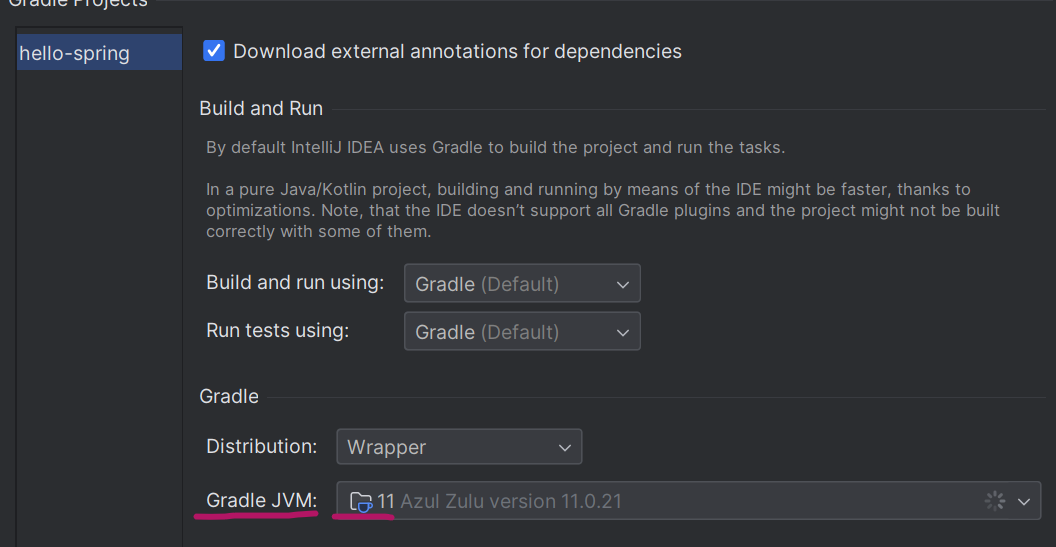 오류 ) Dependency requires at least JVM runtime version 17. This build uses a Java 11 JVM