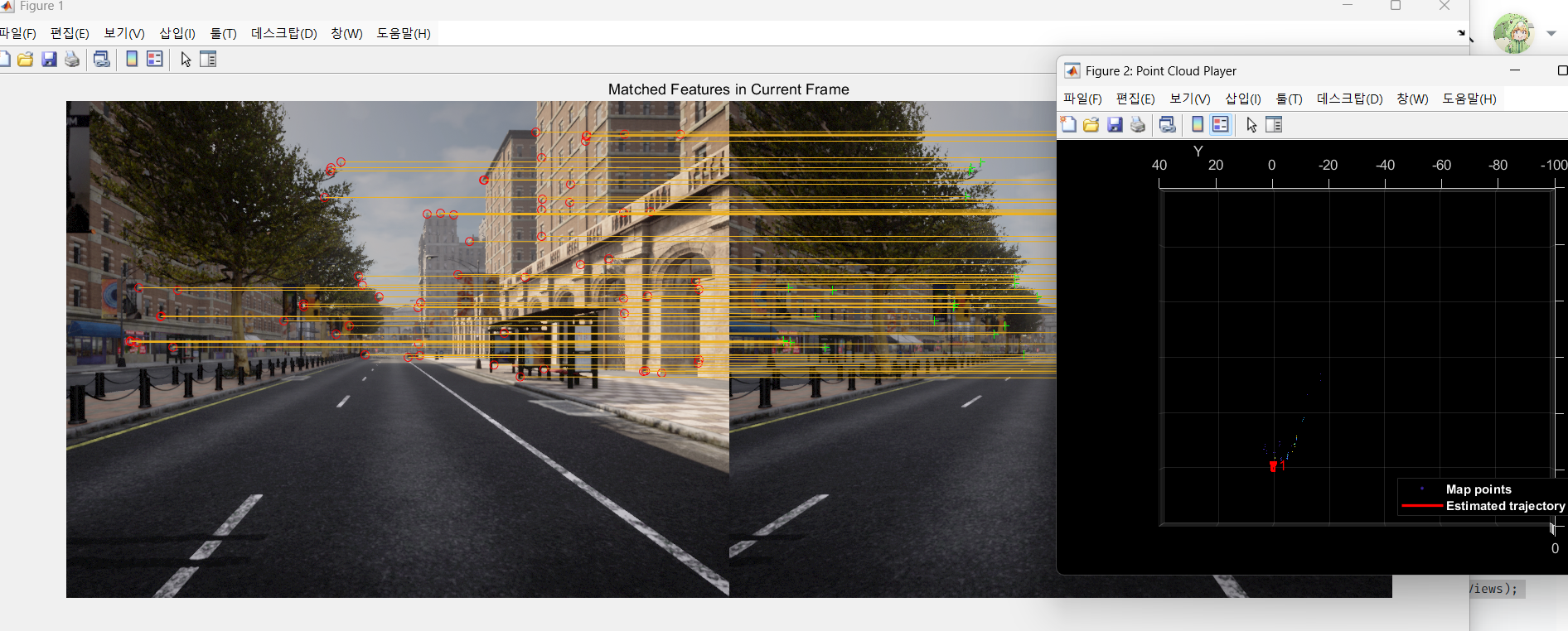 [caRLA,Matlab]custom map SLAM using Unreal Engine, caRLA(2)
