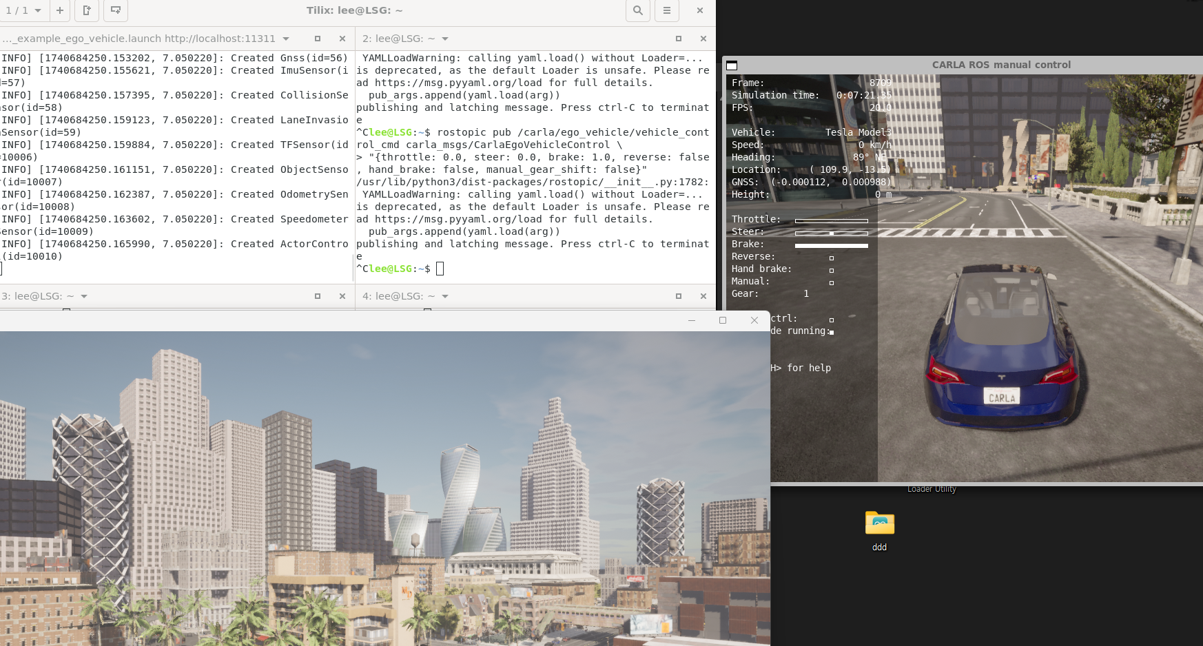 [caRLA,Matlab]Integrating Carla-Matlab-ROS Using ROSbridge and ROS Toolbox