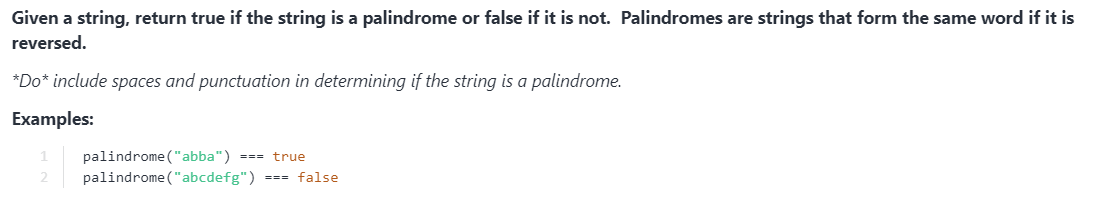 [Algorithms] 02. Palindromes