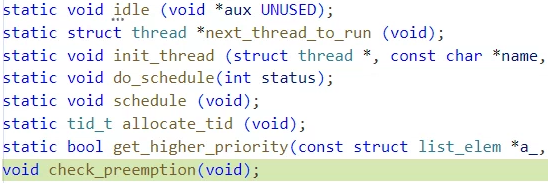 PintOS Project 1-2: Thread - Priority Schedule 1