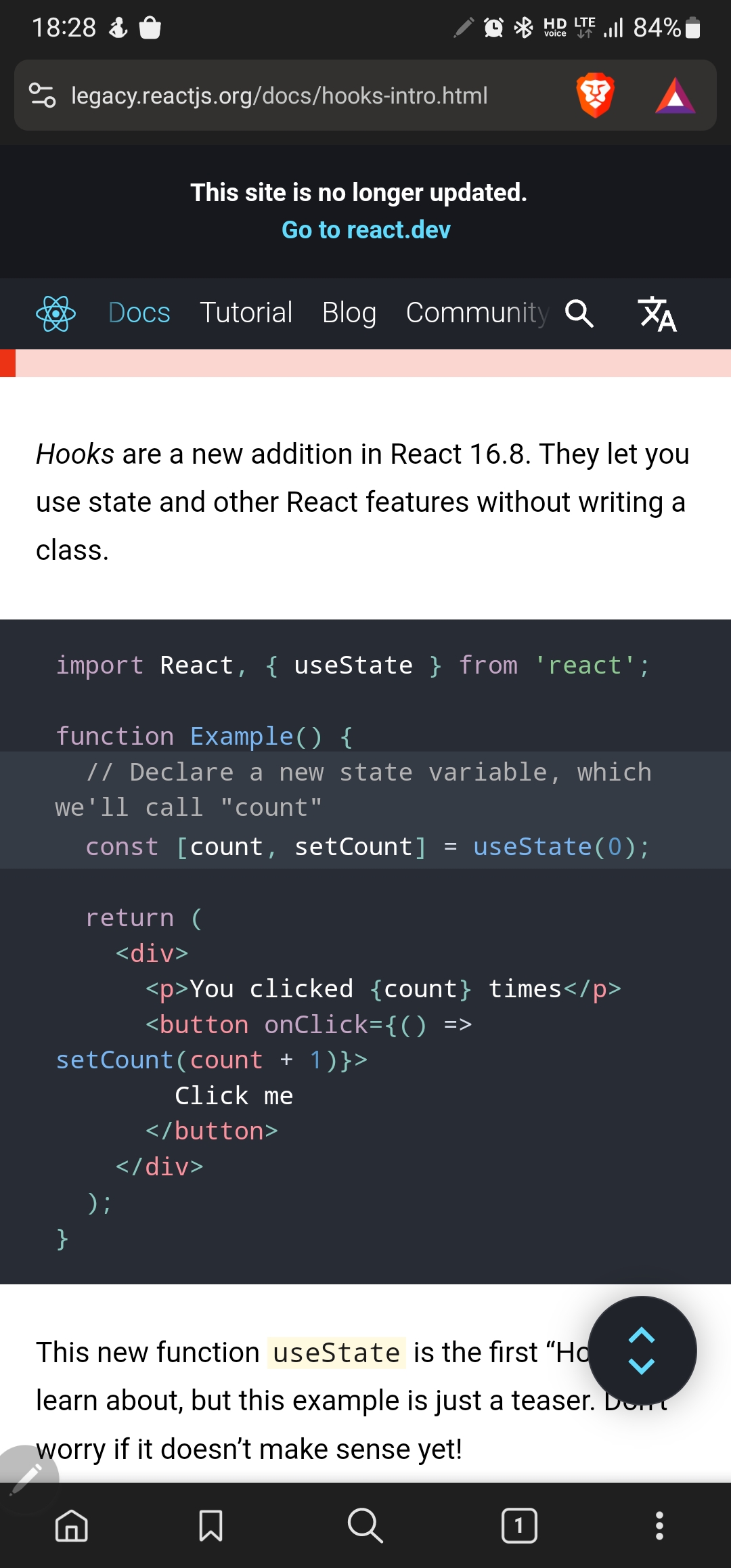 React keypoint