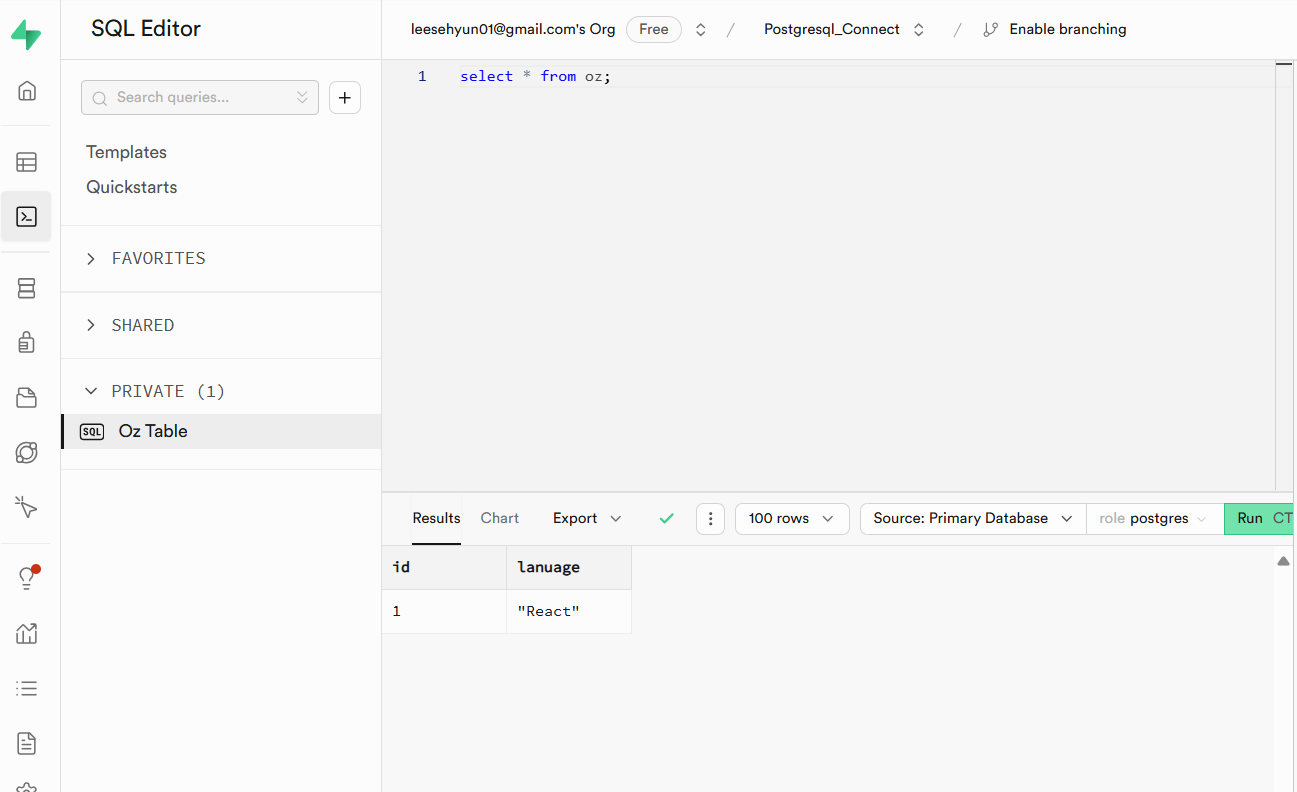 Supabase 사용하기: 데이터베이스 설정과 관리 방법