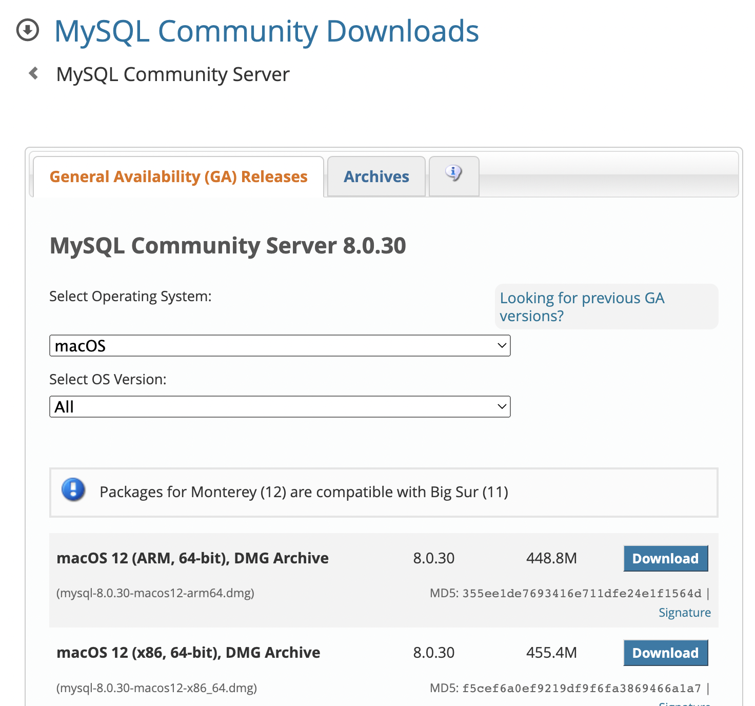 [macOS] mySQL 설치하는 법