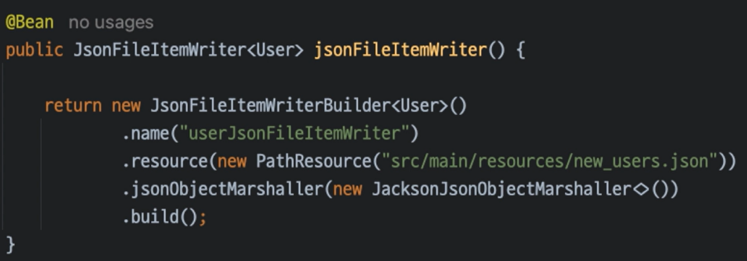 Spring Batch 적용 - ItemWriter