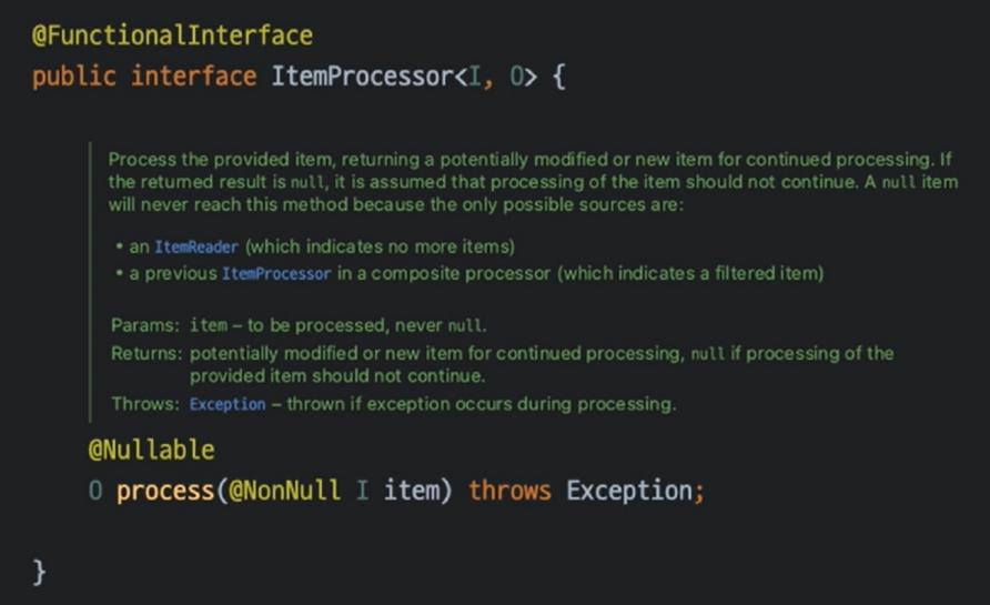 Spring Batch 적용 - ItemProcessor