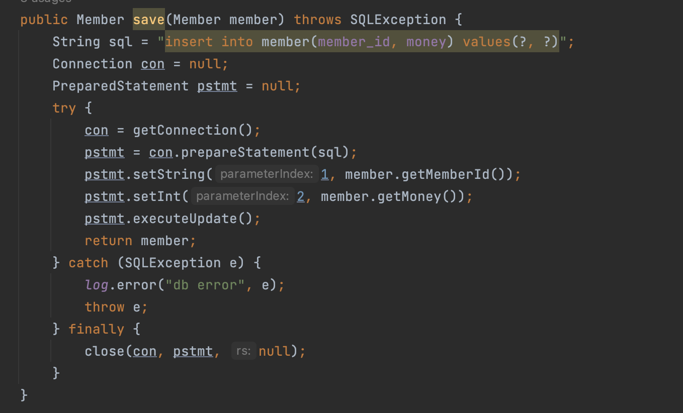 [TIL] [JDBC]로 개발하기 - 기술 사용 X