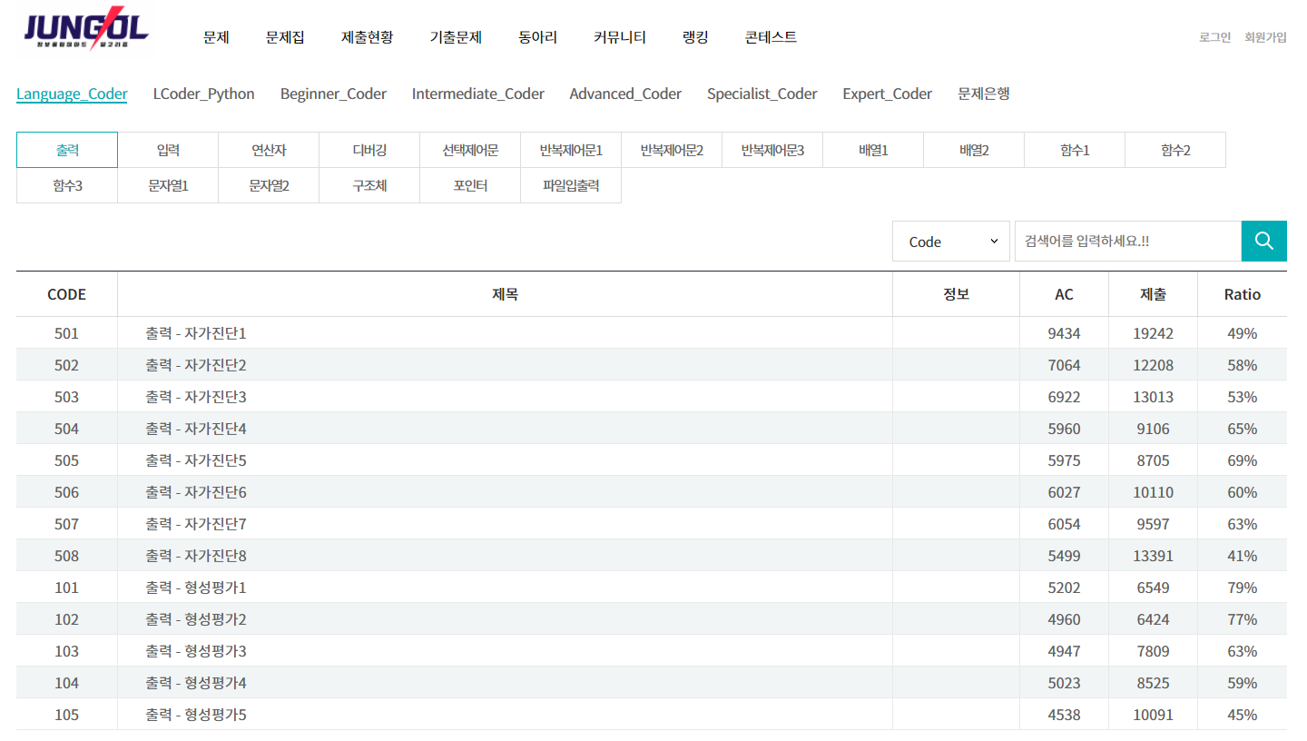 유용한 코딩연습 사이트 (국내외)