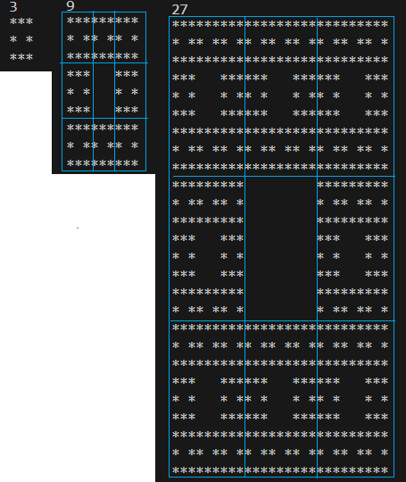 [백준/Python] 2447: 별 찍기 - 10