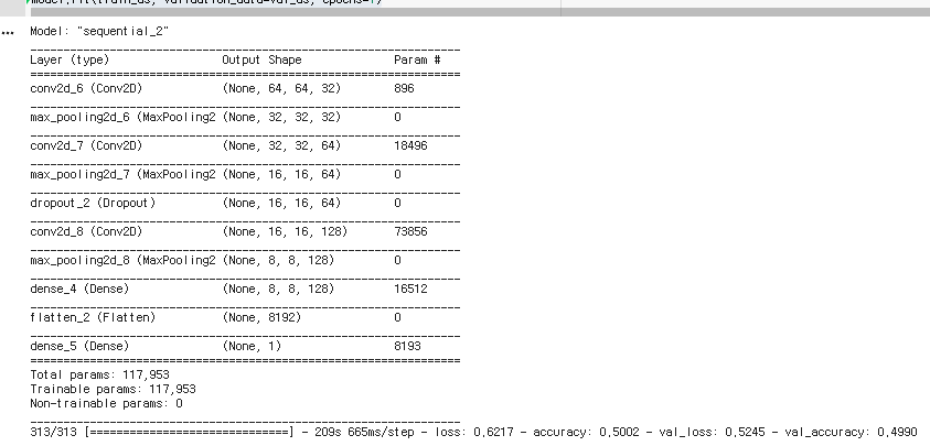 [Tensorflow] CNN_개 고양이 구분 AI 만들기