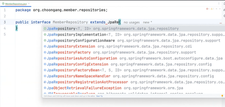 7/24 JpaRepository : 쿼리 메서드, @Query, Querydsl