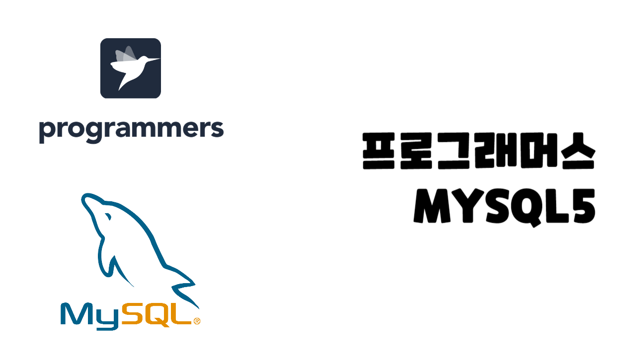 프로그래머스 SQL LV3