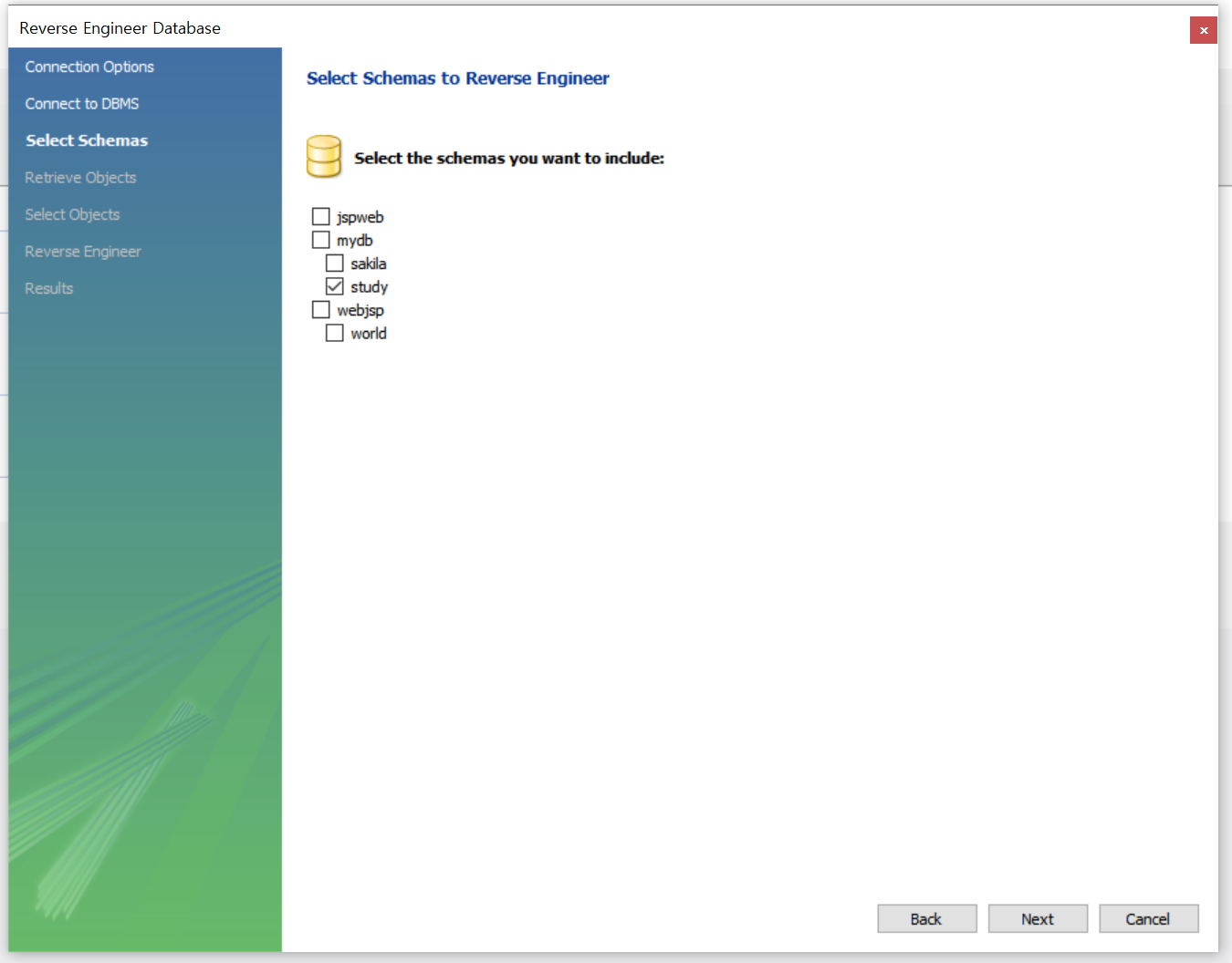 MySQL Workbench로 ERD다이어그램 생성