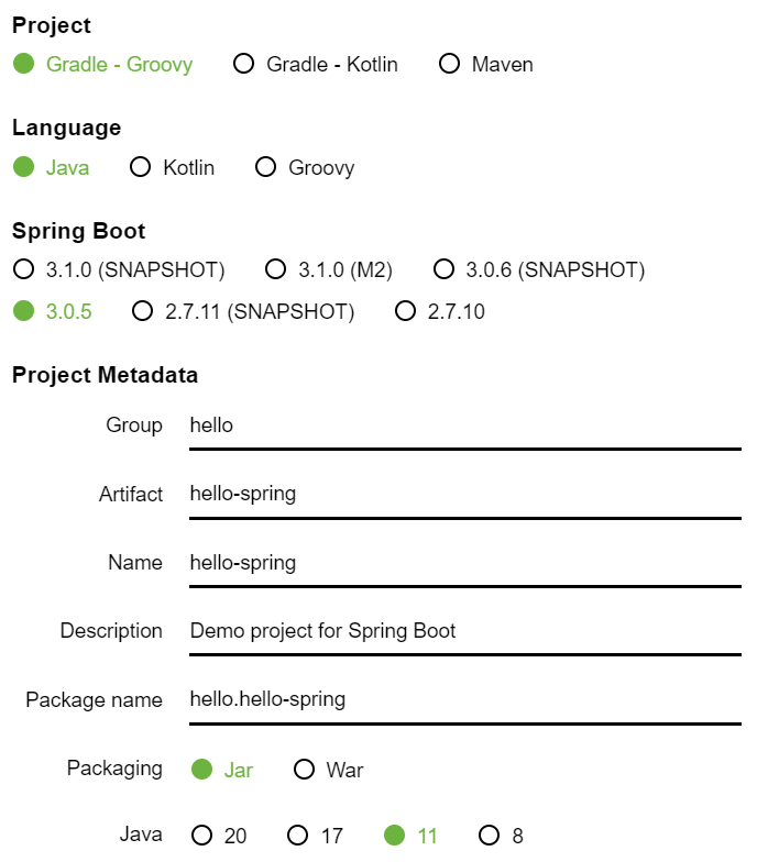 Spring (1) : 프로젝트 환경설정