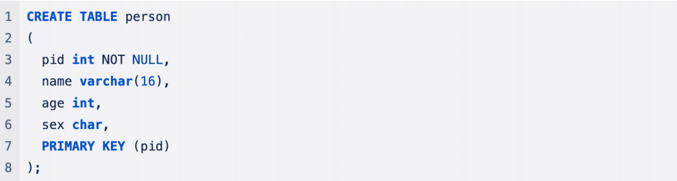 PRIMARY KEY, FOREIGN KEY