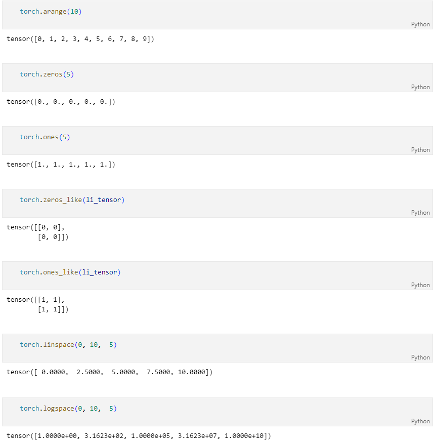 PyTorch - Tensor 다루기