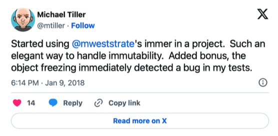 (번역) Introducing Immer: Immutability the easy way
