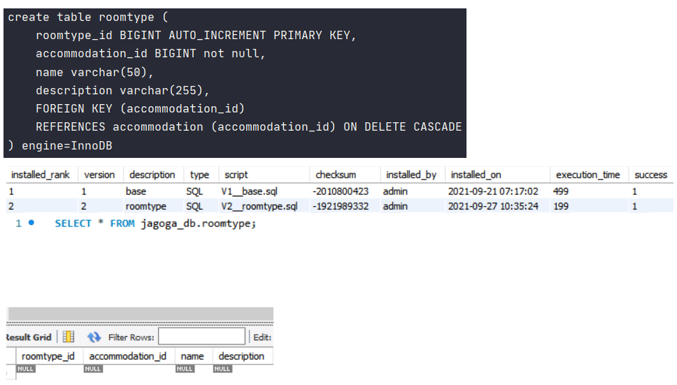flyway를 사용한 DB 버전 관리