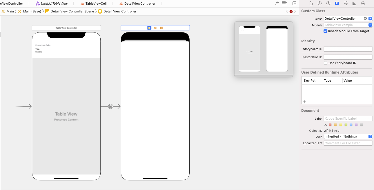 TableView - Delegate