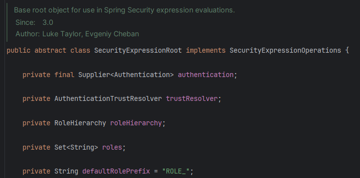 @PreAuthorize의 prefix