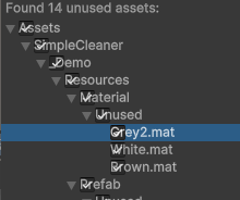 [Unity Editor] Simple Cleaner #2 - Editor TreeView