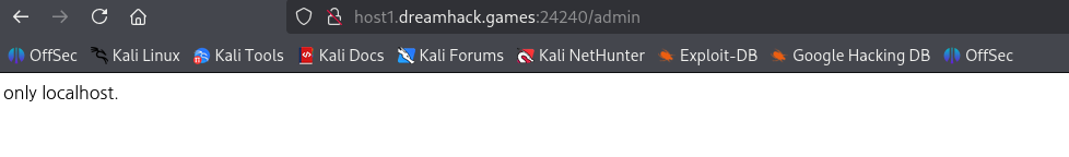 [Dreamhack.io] Broken Is SSRF possible?