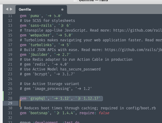 Rails에서 GraphQL 사용 하기