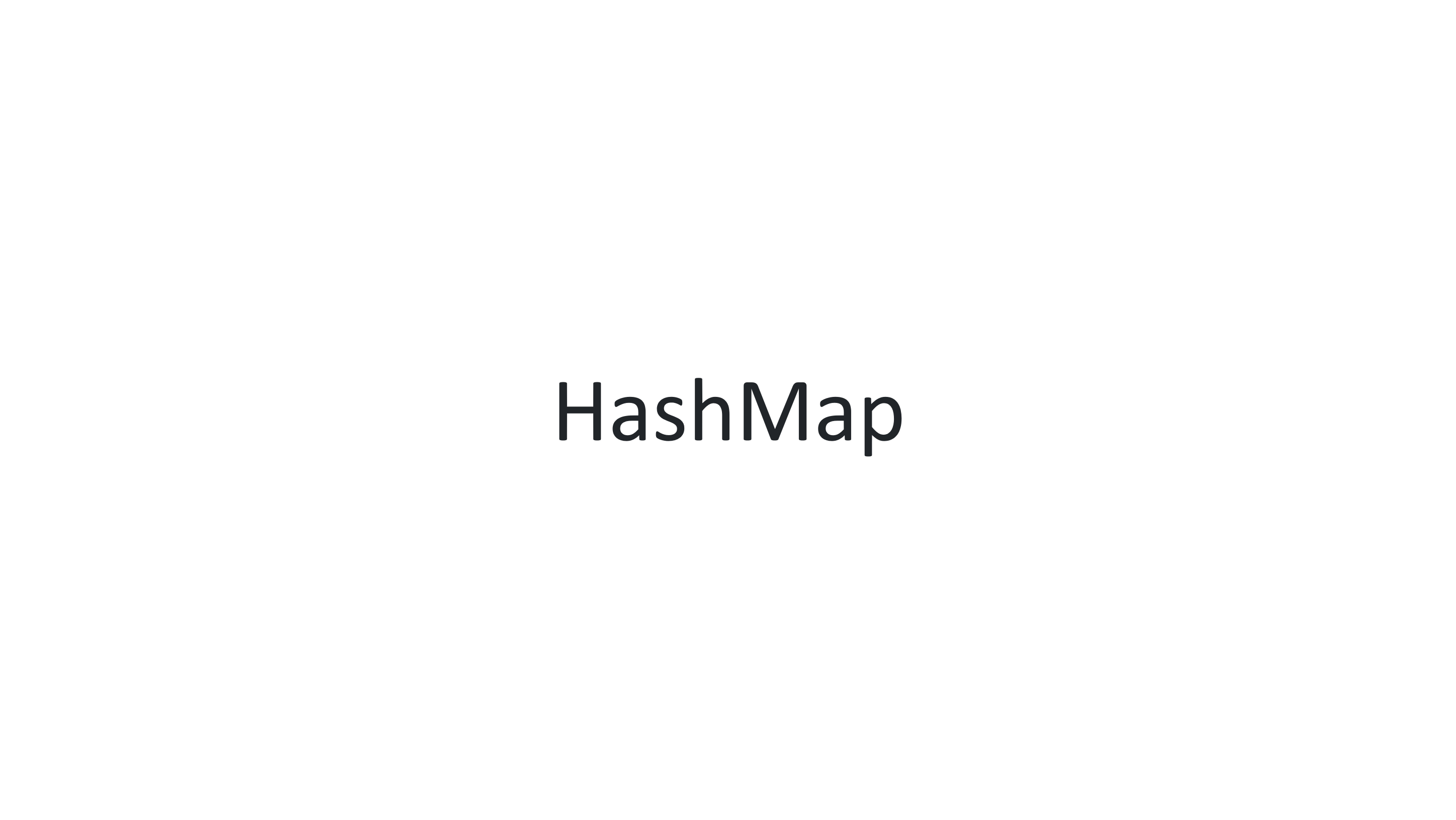 HashMap이란?