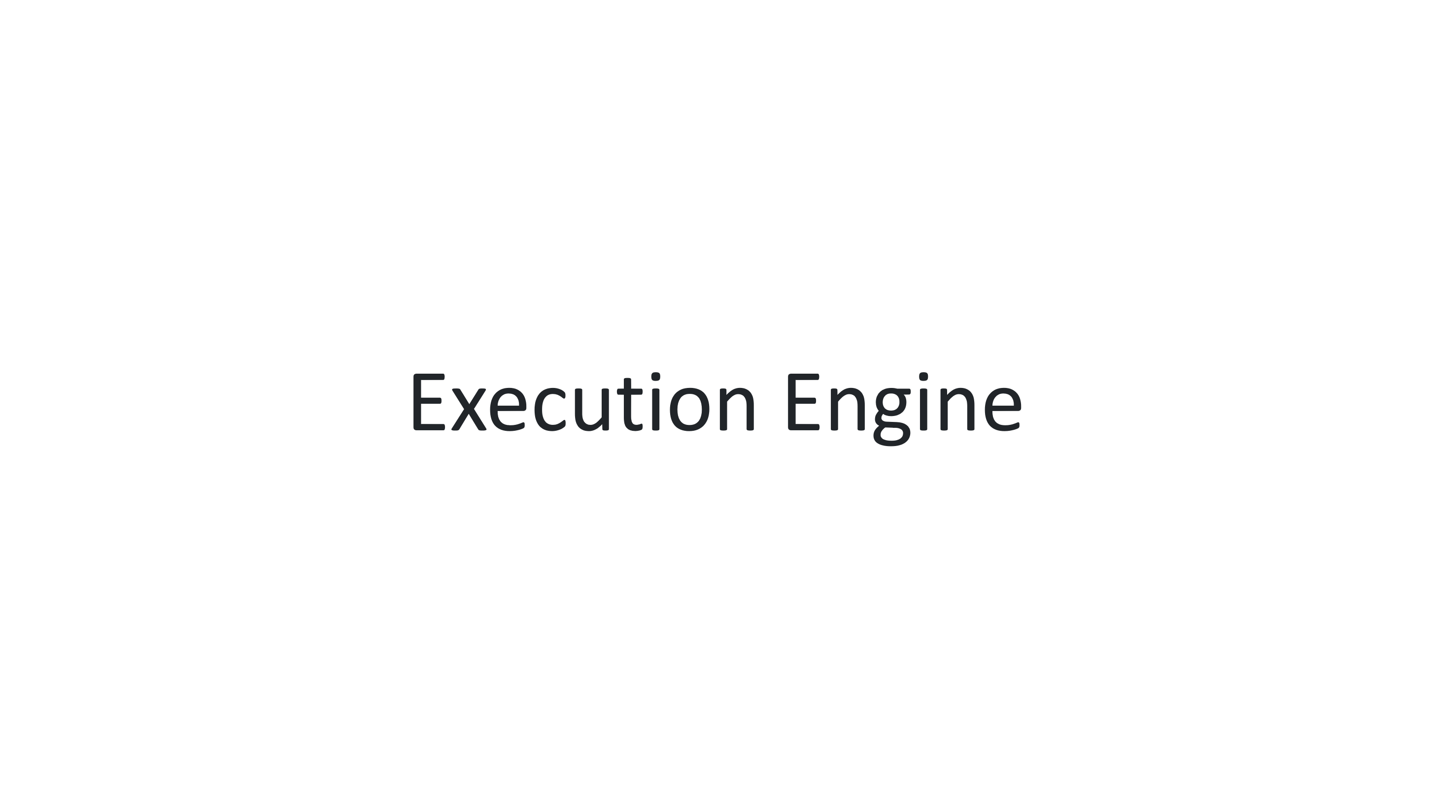 Execution Engine 구성