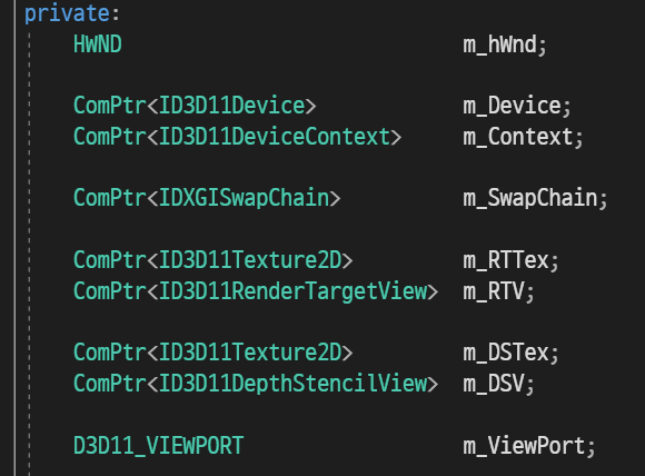 [Direct 2D] 06. Render Target View, Depth Stencil View, ViewPort 설정 ...