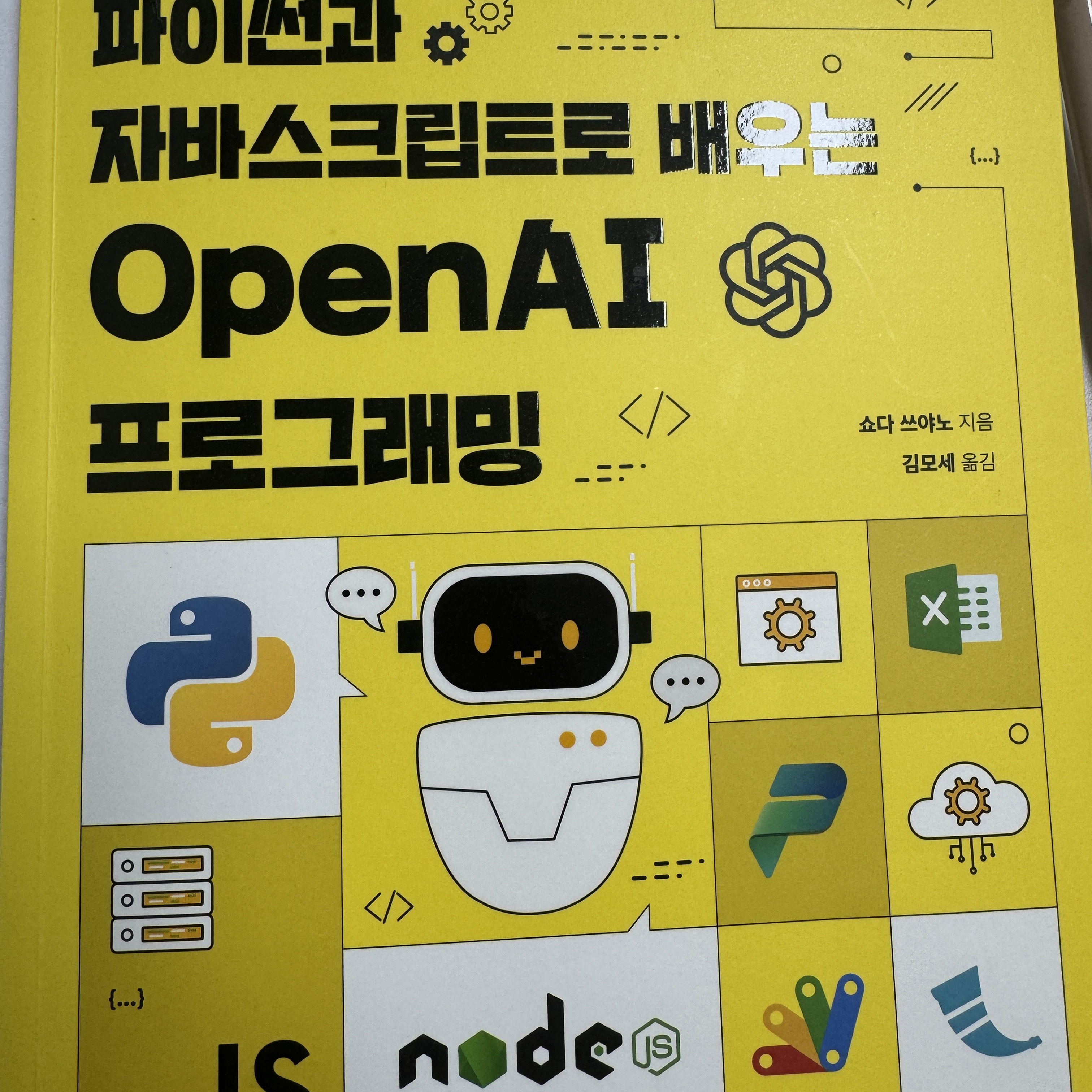 파이썬과 자바스크립트로 배우는 Openai 프로그래밍
