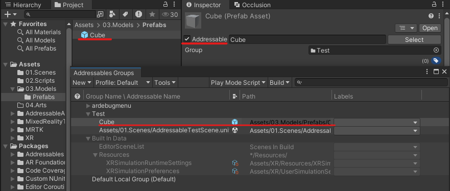 Addressable Asset System