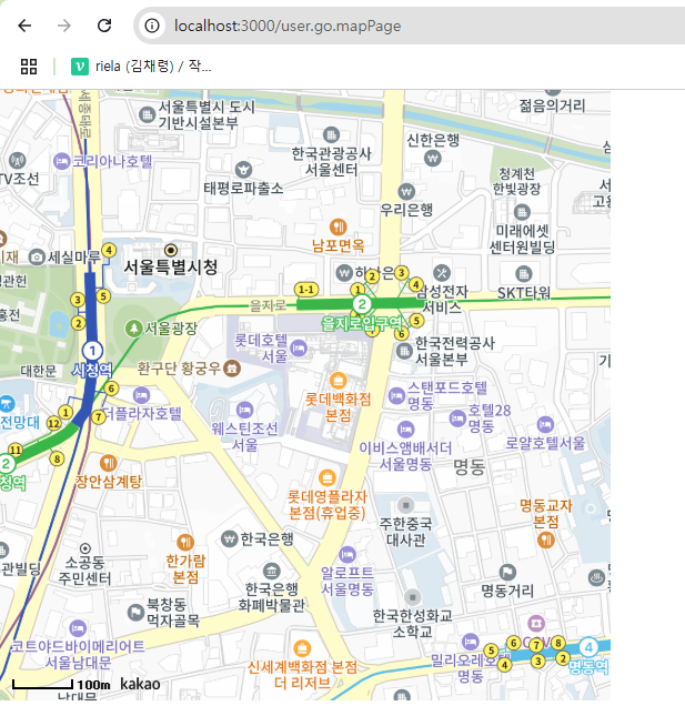 react에 kakao map띄우기