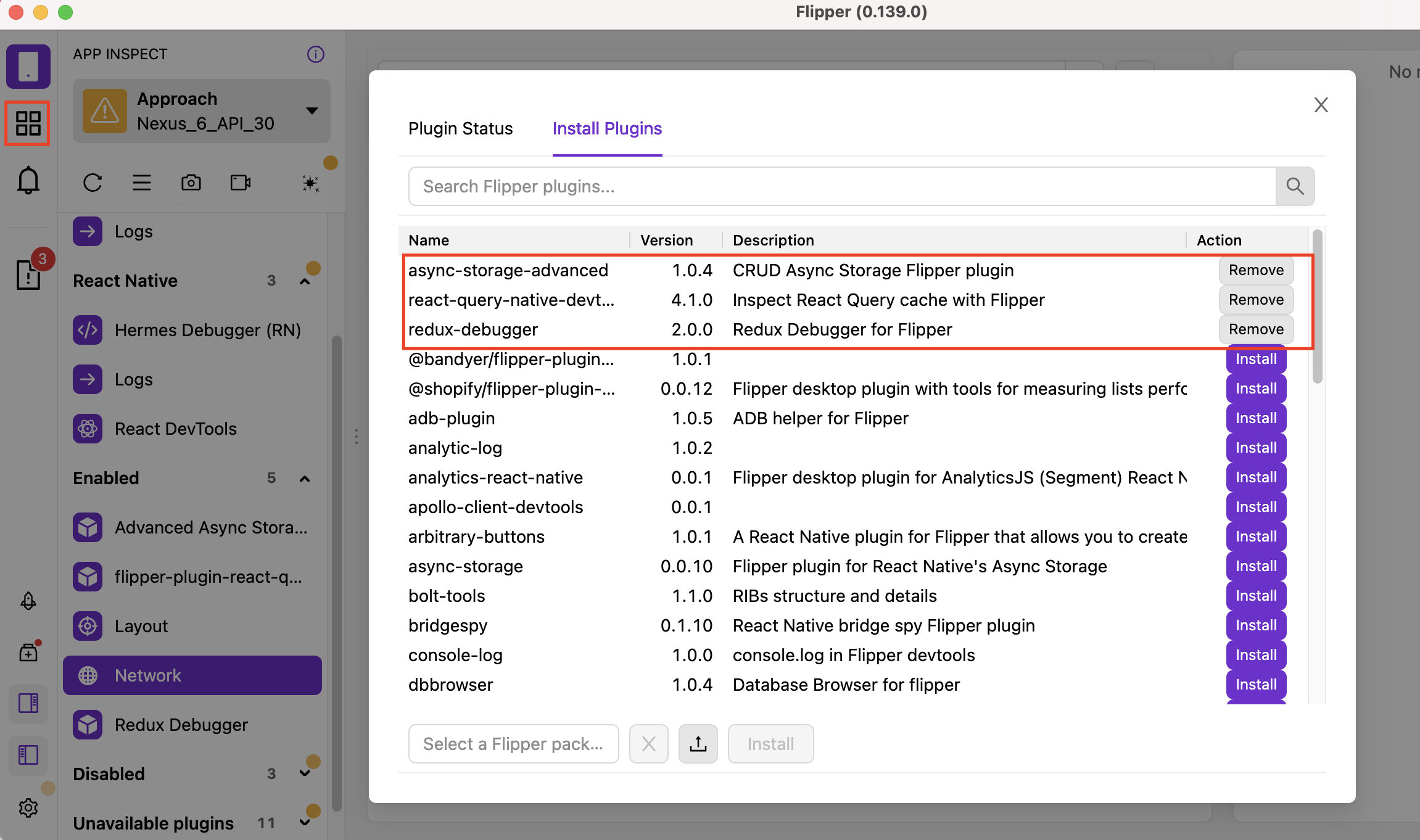 React Native Flipper Debugger 설정