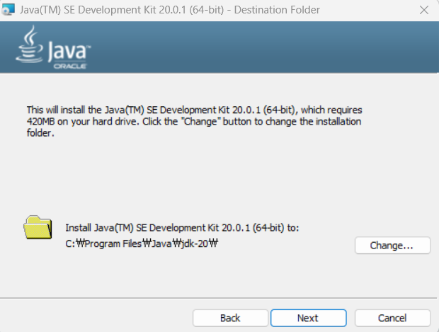Window11에서 자바(JAVA) 개발환경 세팅(설치 및 환경 변수 설정)
