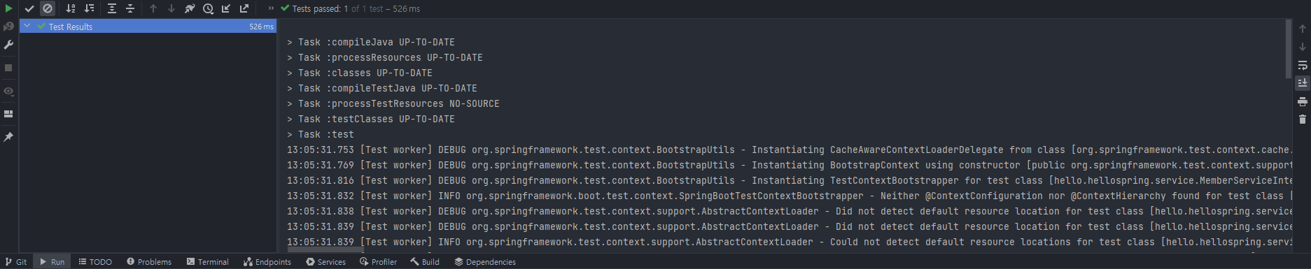 Failed to load ApplicationContext 에러