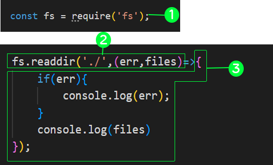 node.js - 5. FS모듈(File System 모듈) : 디렉터리 읽기