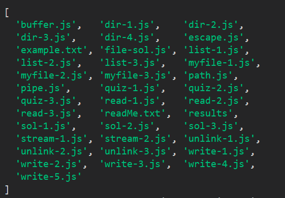 node.js - 5. FS모듈(File System 모듈) : 디렉터리 읽기