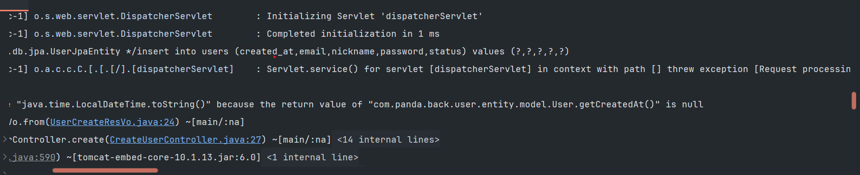 실수 노트 - @CreatedDate 잊지말기