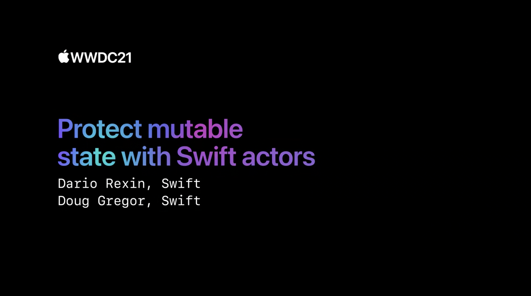 [번역] Protect mutable state with Swift actors 전사문