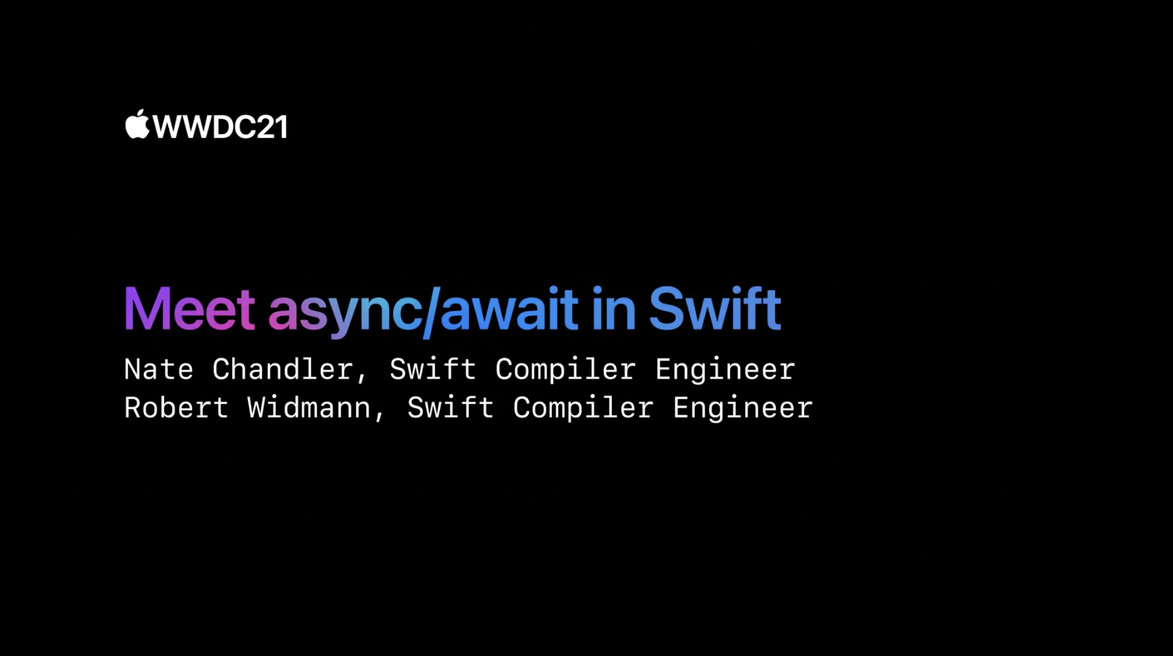 [번역] Meet async/await in Swift 전사문