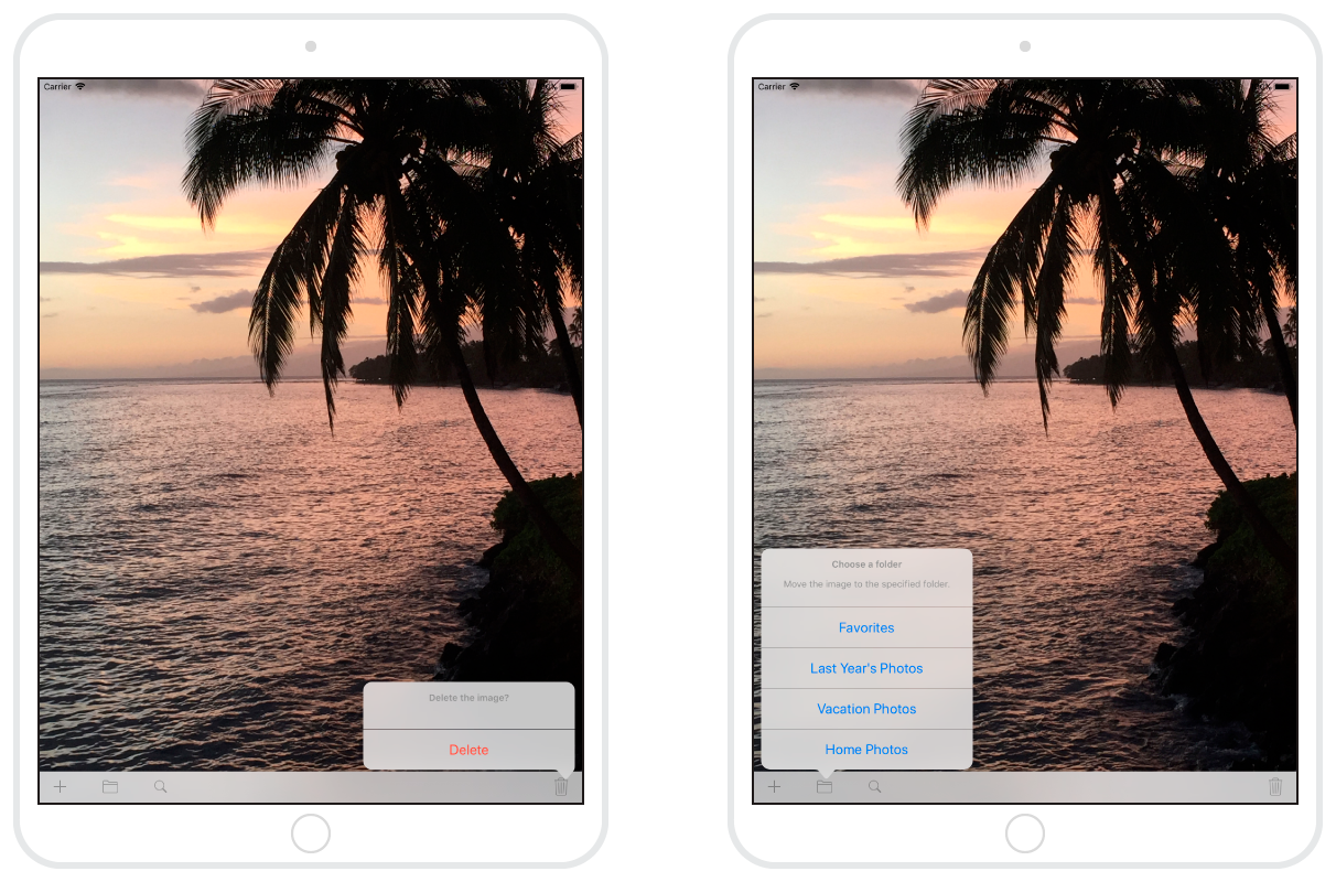 [번역] Getting the user's attention with alerts and action sheets (애플 공식 문서)
