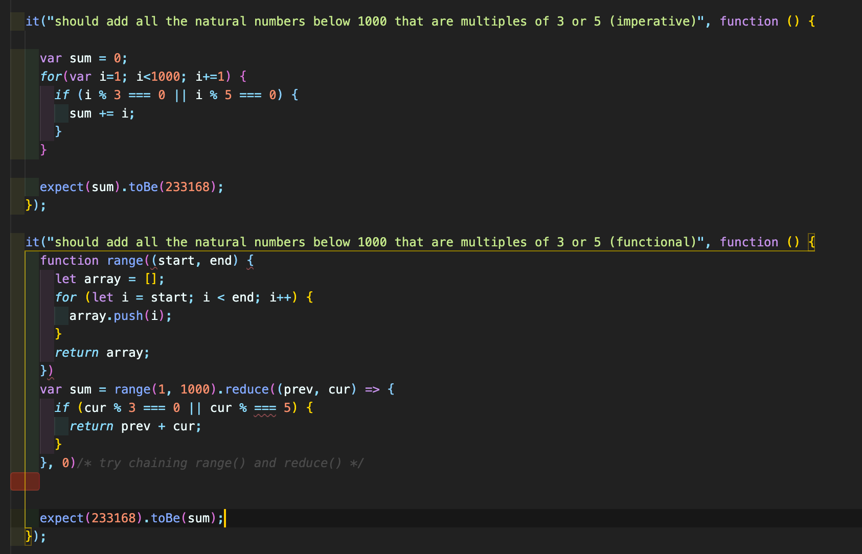 바닐라코딩 Starter Kit Step 4 Javascript In Depth Javascript Koans 8060