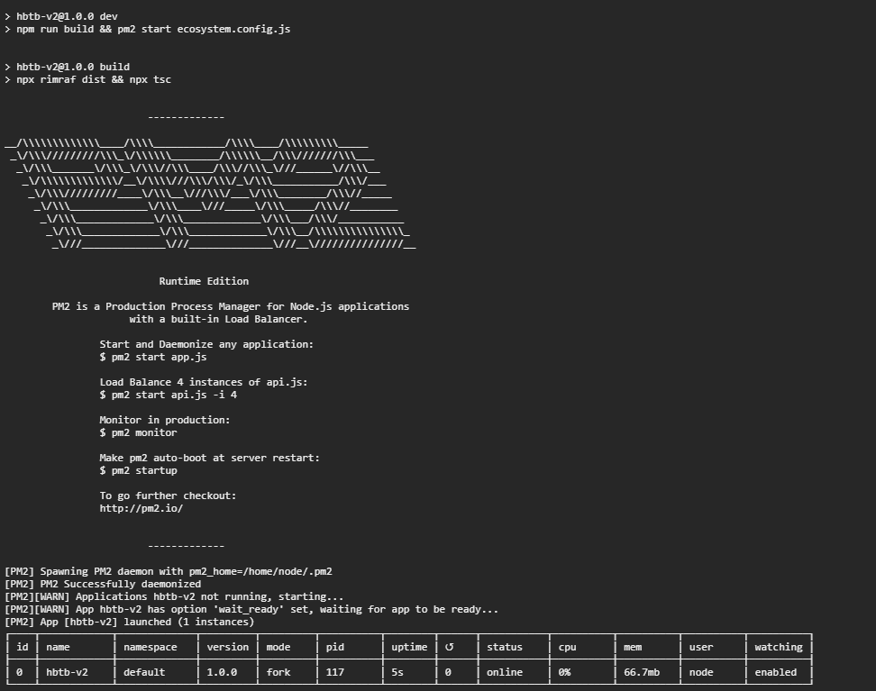 PM2 Express+TypeScript 배포기
