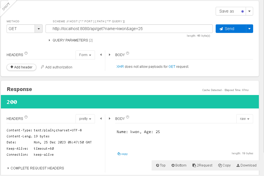 Spring Boot 스프링 부트 Get메소드 컨트롤러 작성 2 Getmapping Pathvariable