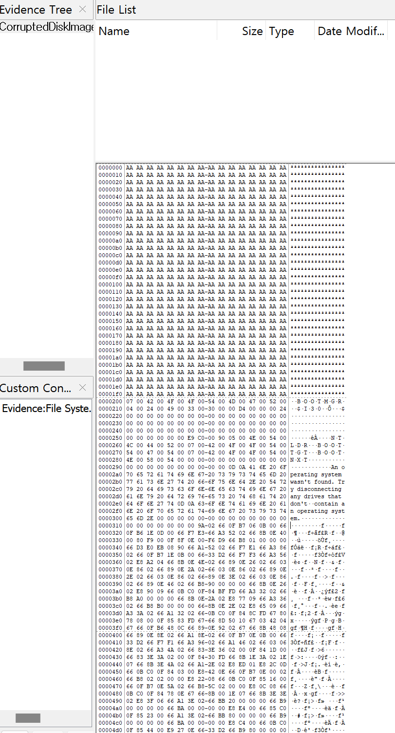 Dreamhack_Forensic_Corrupted Disk Image