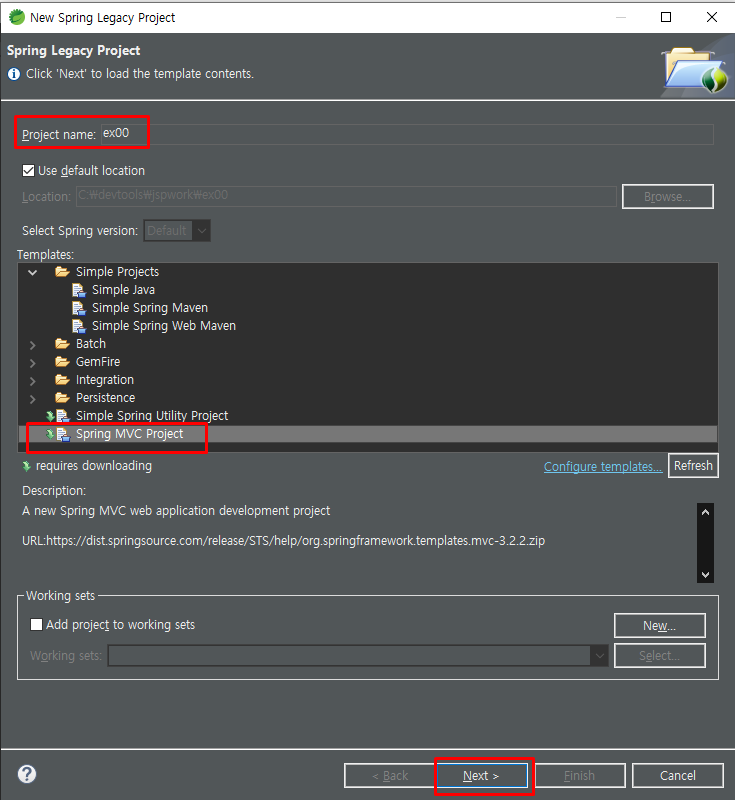 Spring Legacy Project 개발환경 구축하기