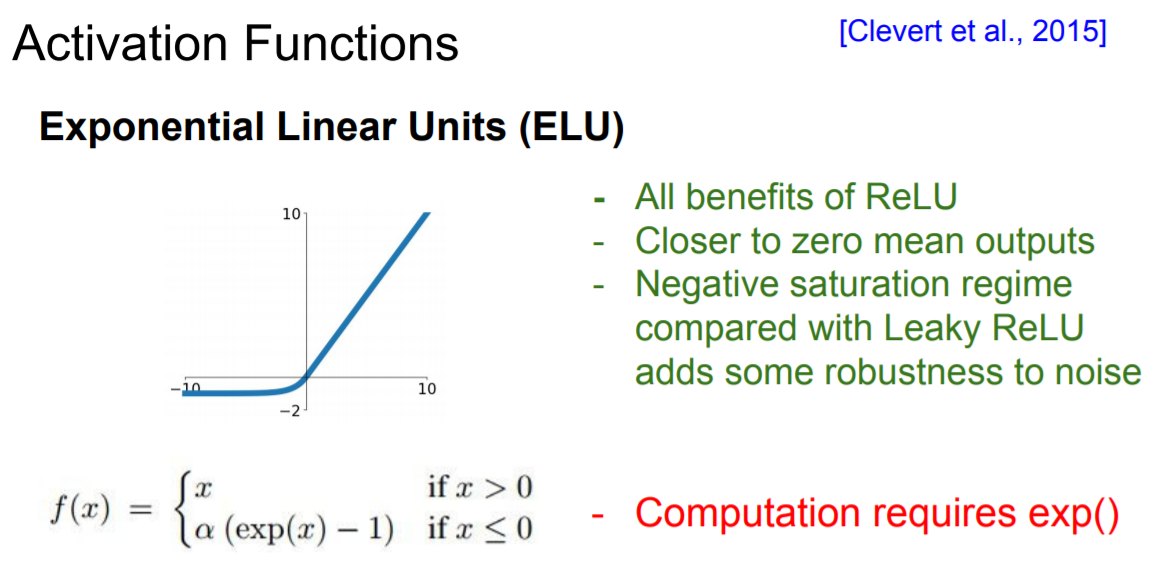 [CS231n] Lecture 6. Training Neural Networks I